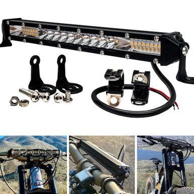 E Bike LED Light Bar Headlight with Handlebar Clamp for Intense Tazer ...