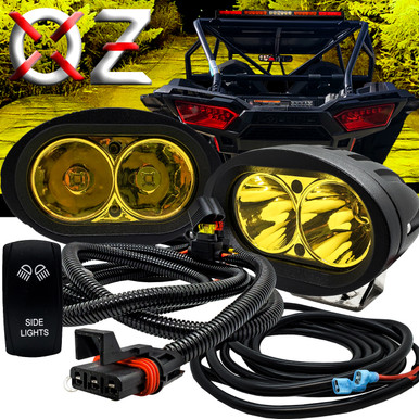 High output LED | Oval-Low Profile | Spot Projector | Waterproof Sealed