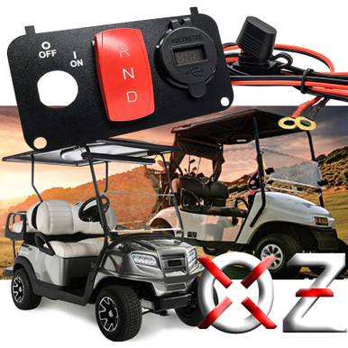 Golf Cart Key Switch Plate R-N-D Reverse Neutral Drive Red Rocker-Style ...