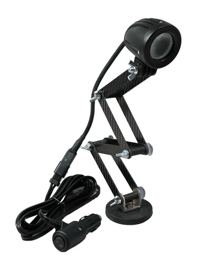 Carbon Fiber Articulating Arm LED Magnetic Work Light 12v 24v
