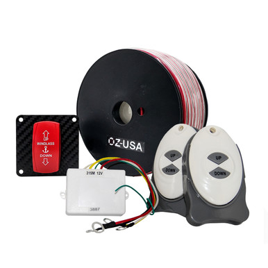 Wireless Windlass Anchor Remote up-down Switch for boat, vessel, marine ...