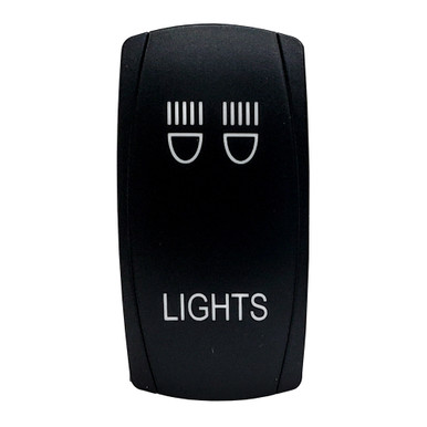 LIGHTS | On / Off Rocker Switch | 4-Pin 20A Blue LED Backlit ...