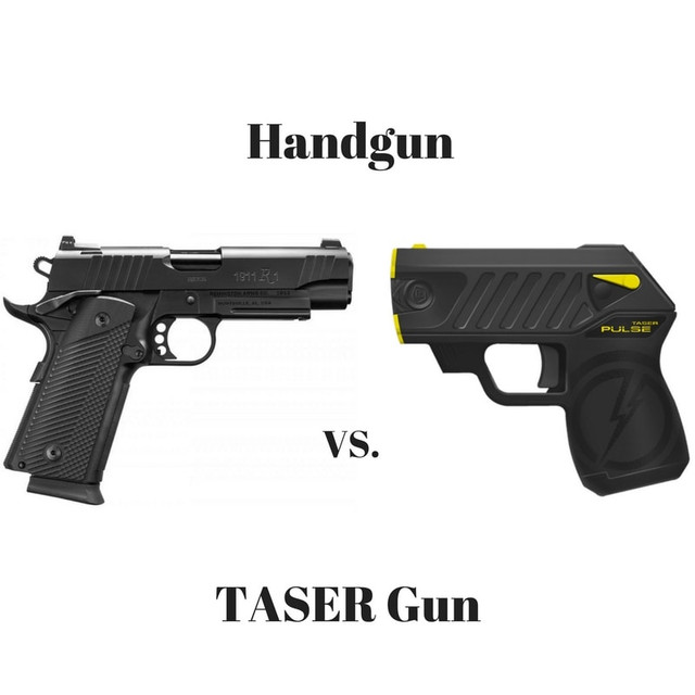 Handgun Vs Taser Gun Which One Is Better For Self Defense Stun