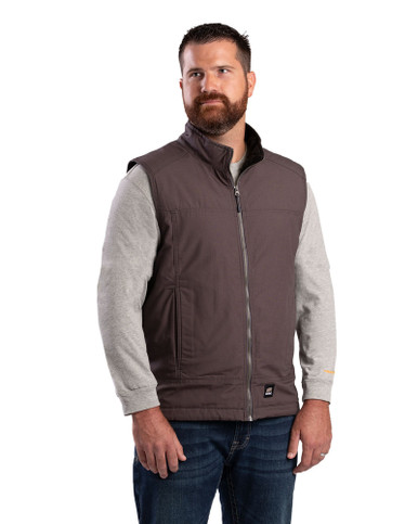 BERNE V817 Heartland Fleece-Lined Ripstop Vest - Safetywear.com