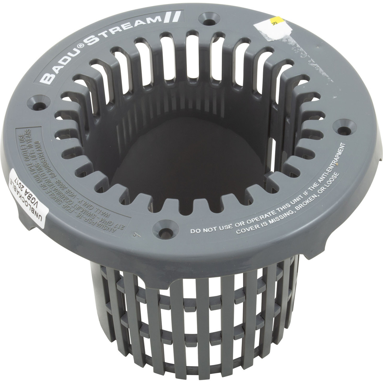 Cover, Speck Badu Stream II Jet, Round, Gray - 2308760004G - PoolAndSpa