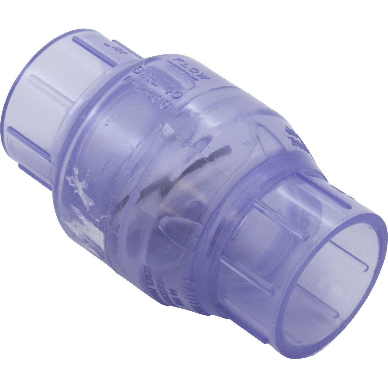 Check Valve, Flo Control, Swing, 1-1/2" Slip - 1520C15 - PoolAndSpa