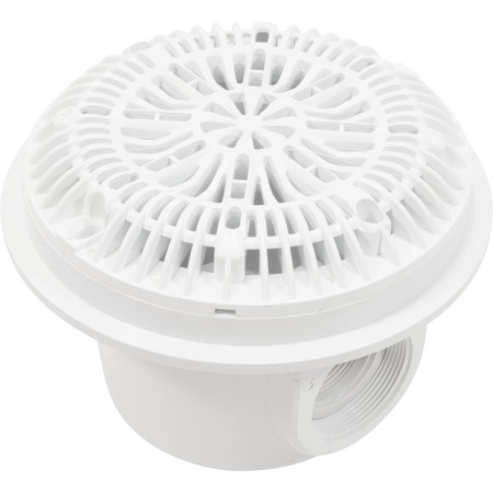 Main Drain, CMP 8" Galaxy, 2"fpt, White - 25519-000-000 - PoolAndSpa