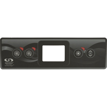 Overlay, Gecko In.k300, 4 Btn, P1, P2, Light, Temp - 9916-101500 ...