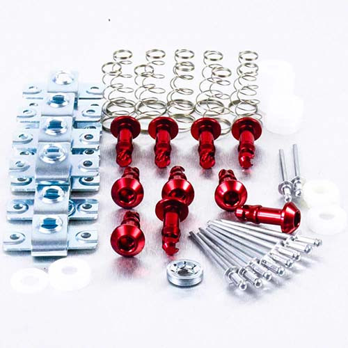 Aluminium Quick Release Stud 19mm Allen Key & CLIP6 Pack x10 | Pro-Bolt