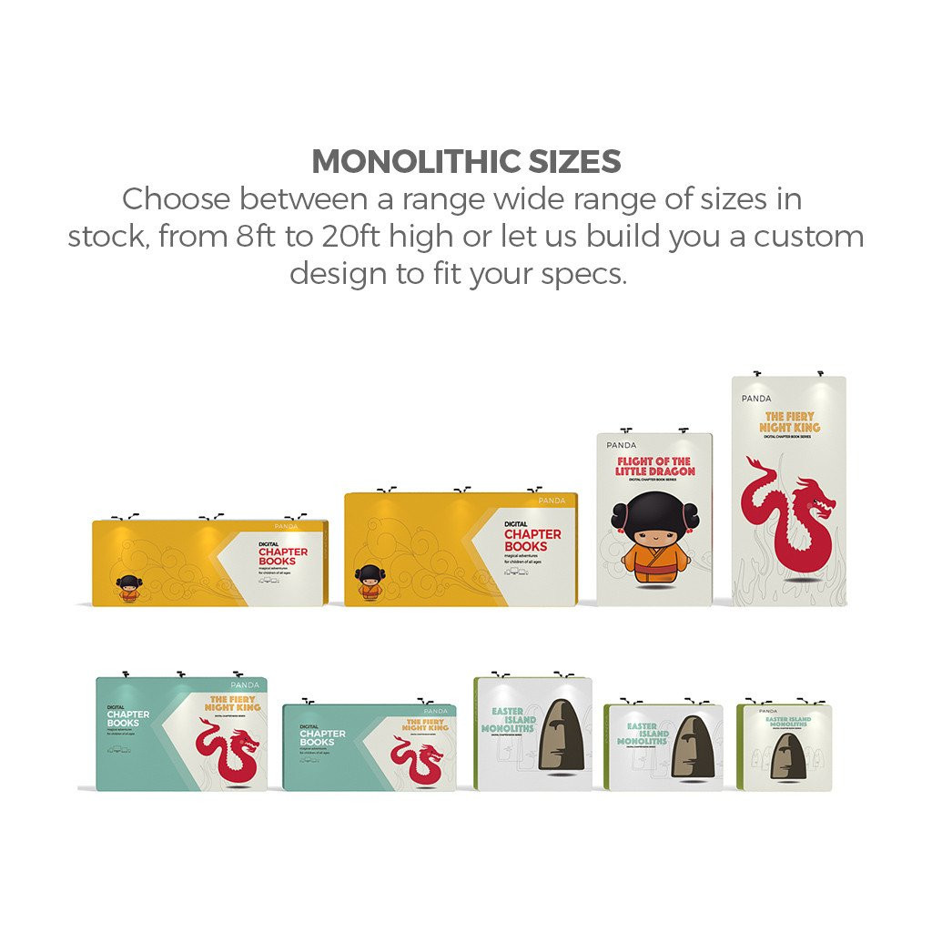 Monolith 10ft Display Wall / 10x10 - Best Tradeshow Display