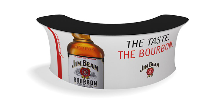 WaveLine InfoDesk Counter by Best Tradeshow Display - Best Tradeshow ...