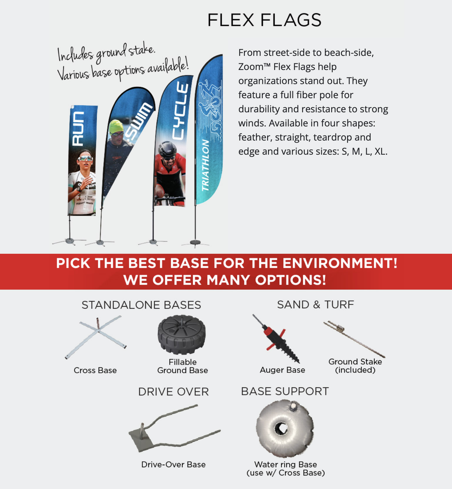 Outdoor banners and Flags Custom Outdoor Advertising - Best Tradeshow ...
