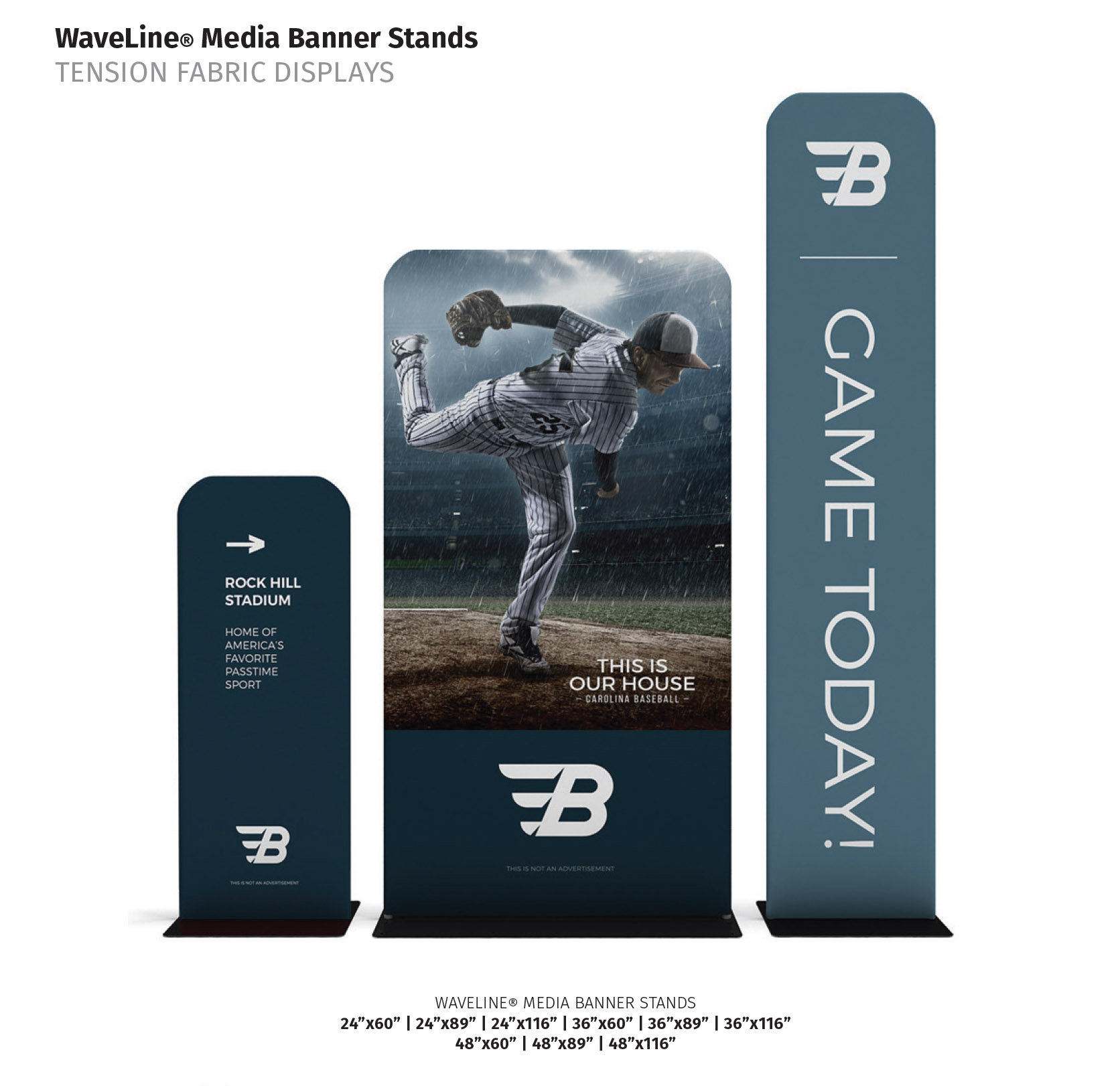 WaveLine® Media Banner Display Stands - Best Tradeshow Display