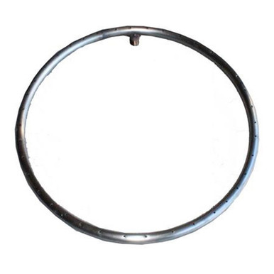 Round Single Ring Fire Pit Burner - Stainless Steel