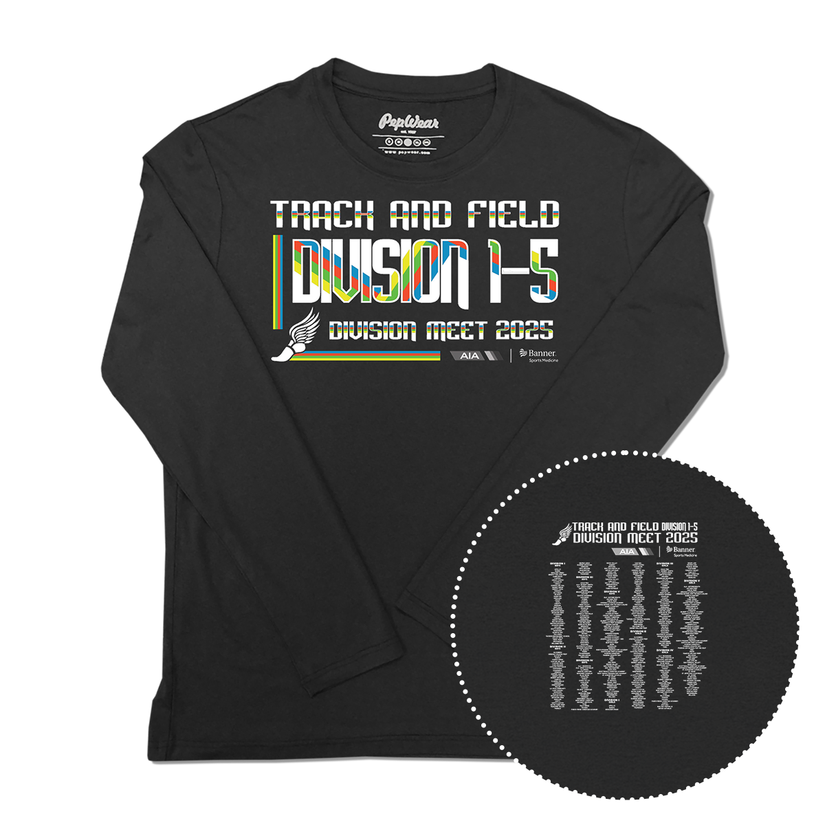 2025 AIA Track & Field Division Meet Performance Long Sleeve