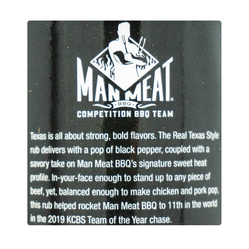Man Meat BBQ Texas Style Competition Rub
