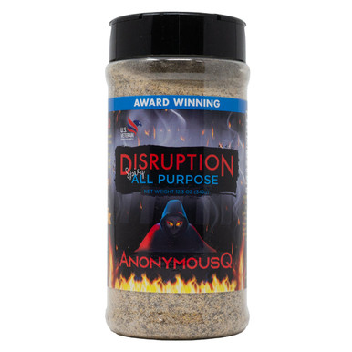 AnonymousQ Disruption Spicy All Purpose Rub 12.3 oz (349g
