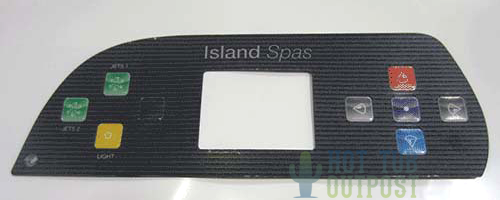 Artesian Spa Control Panel 33-1909-08 Island Spa Touch 1