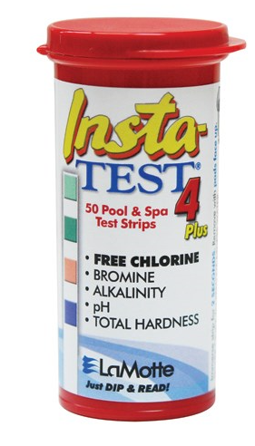 Test Strips 4 Plus Insta Test 3029-12 Lamotte 50ct Brom Chlor pH Alk ...