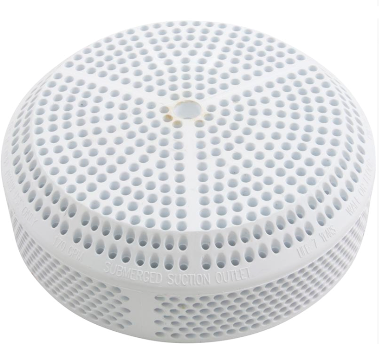 Suction Cover 642-3630 V Waterway Super Hi Flo 5 Inch White