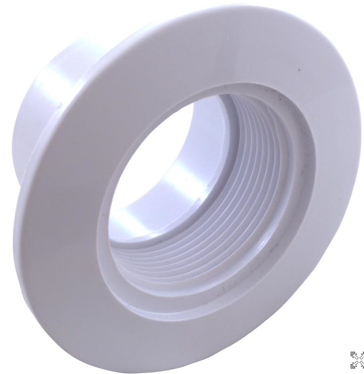 CMP Wall Fitting 25524-200-000 White 1 1/2FPT x 2 Insider