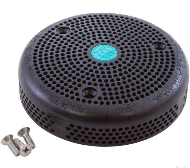 Aquastar 4 Inch Gray Suction Cover 4HP103 VGB