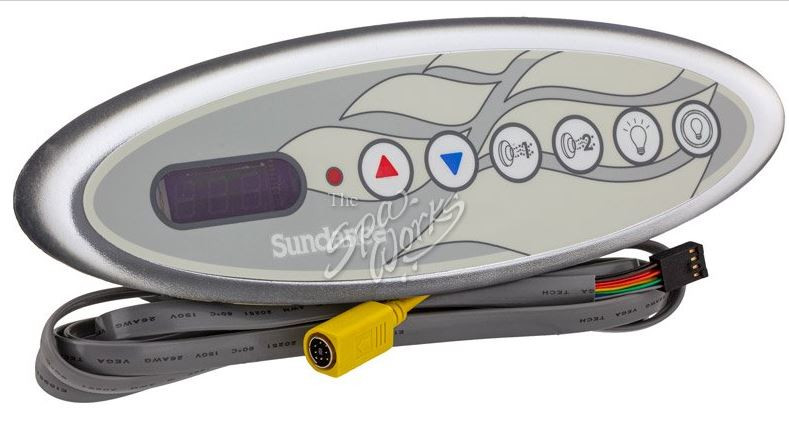Sundance Spa Control Panel 6600-038 SMT System 2 Pump