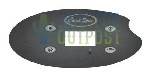 Coast Spa Control Panel 50325-01 TSC-CP600 with Overlay