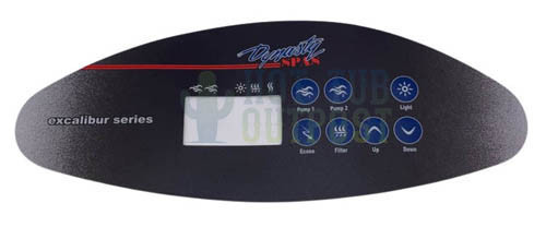 Dynasty Spa Control Panel 11-Button 10991_11678 ML900