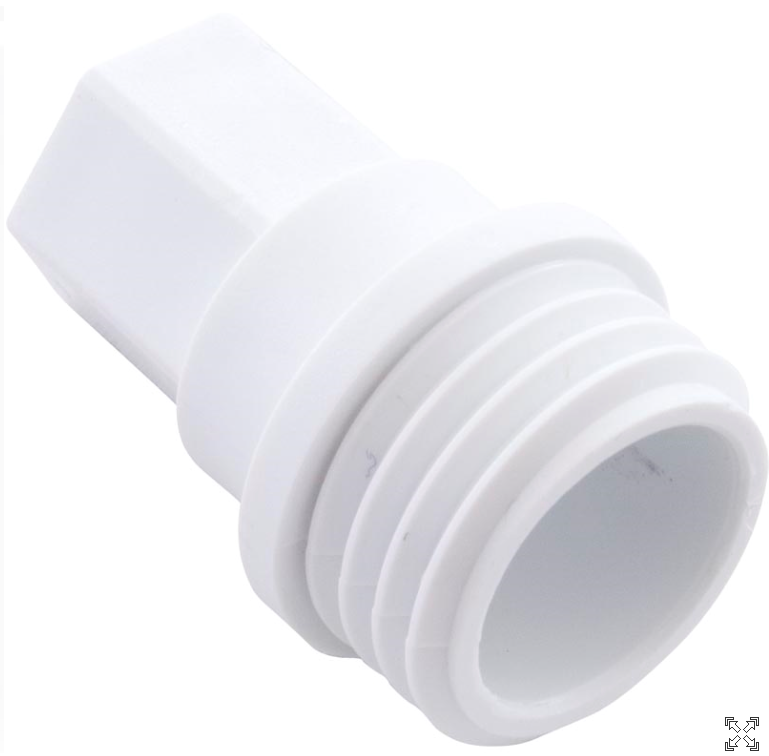 HydroAir Jet Nozzle 1/2 Inch Threaded Orifice Slimline Micro 30-4707