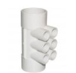 Rising Dragon Manifold 6 Port 1/2 Inch X 2 Inch S X 2 Inch S RD621-0517
