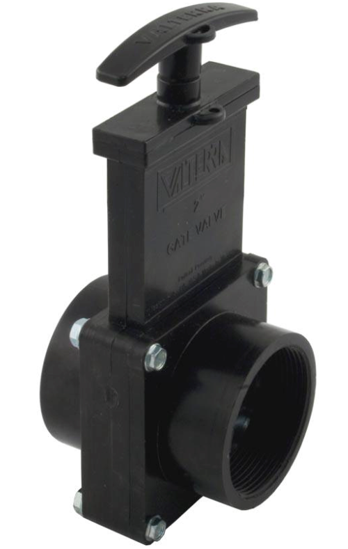 Gate Valve 2 inch Slip x 2 inch MPT 7205 Valterra