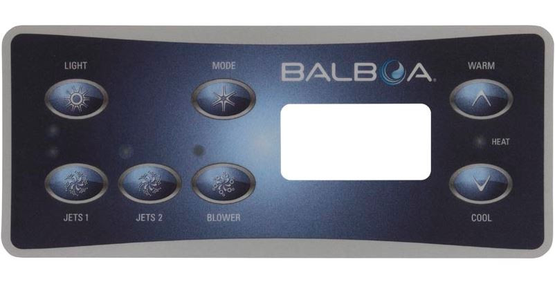 Caldera Control Panel Overlay Balboa 7 Button 11609