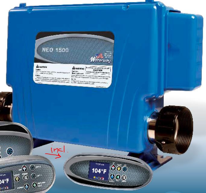 Waterway Neo Spa Pack WWP-85-9069 2-Load Control System with 1000