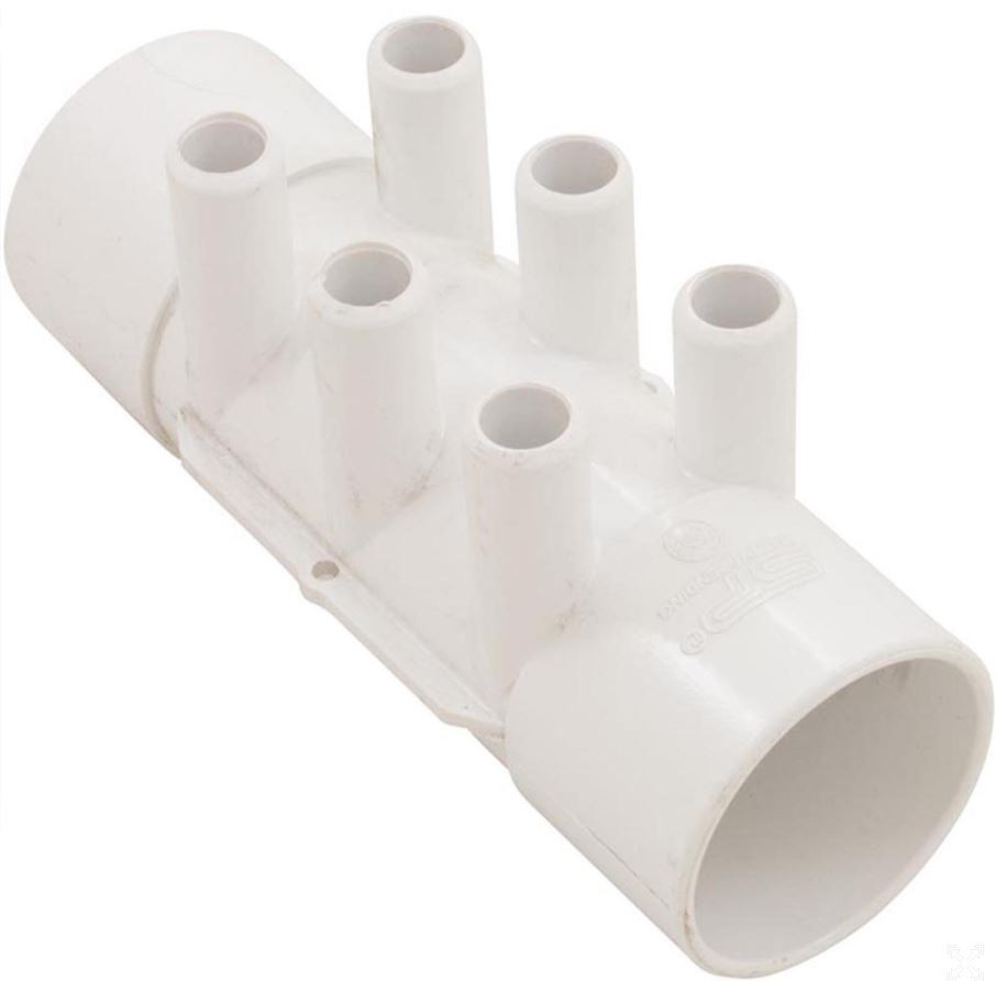 Waterway 6 port 3/4 inch slip manifold 672-7930