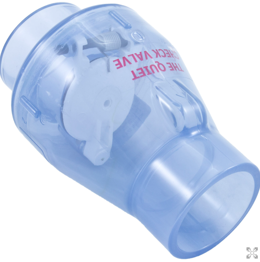 Smart Check Valve 2lb 2 Inch Slip 0821-20MC Clear