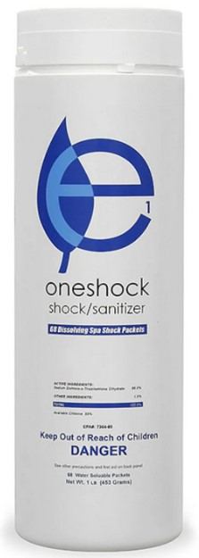 Eco-One Sanitizer Chlorine Shock 2lb 64 Tablets ECO-8050