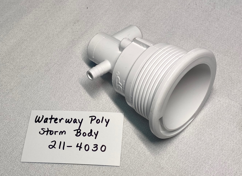Waterway Poly Storm 3/4 Inch Water X 3/8 Inch Air Jet Body 211-4030