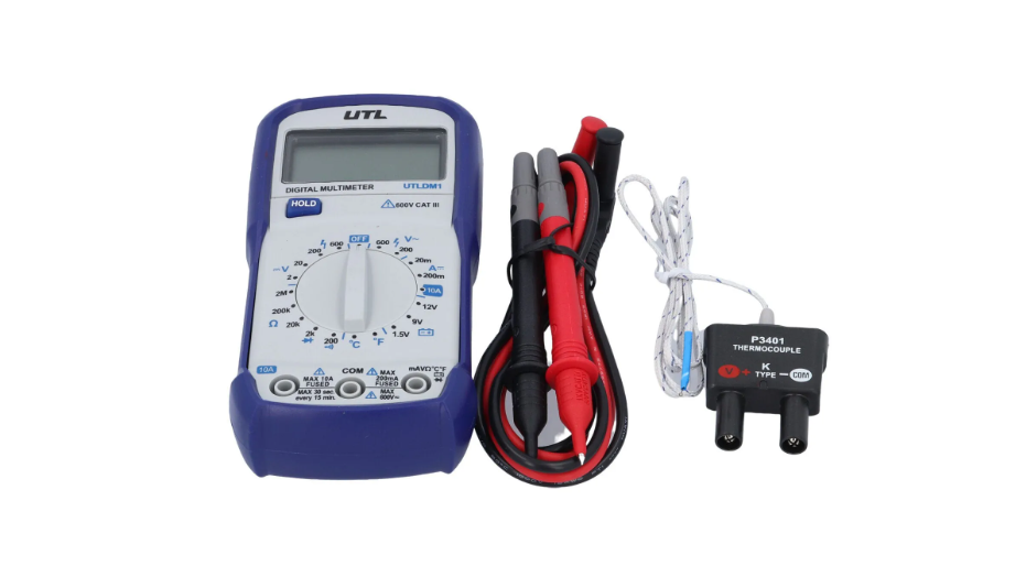 UEI Digital Multimeter with Temperature UTL33T