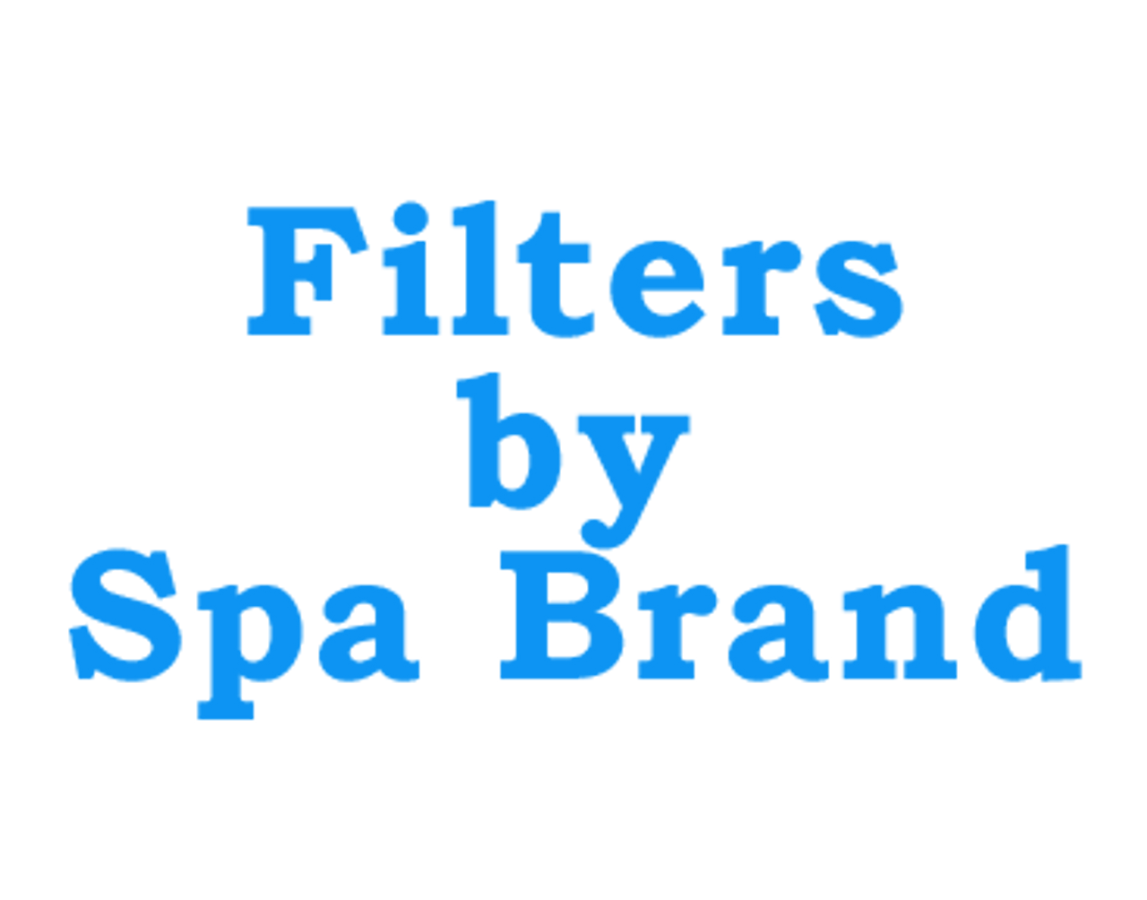 Filters by Spa Brand