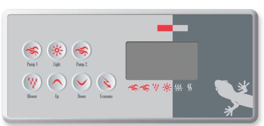 TSC-8-GE1 Gecko Control Panel and Overlay BDLTSC8GE1