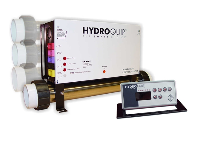 Hydroquip HydroSpa CS6239-Y-US Spa Pack with Heater and Topside