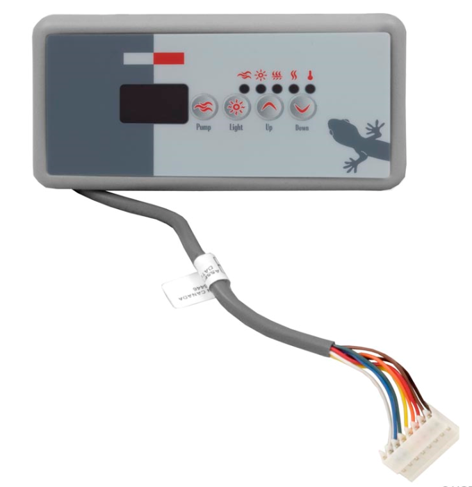 TSC-9 Gecko Control Panel 0202-007154 No Overlay