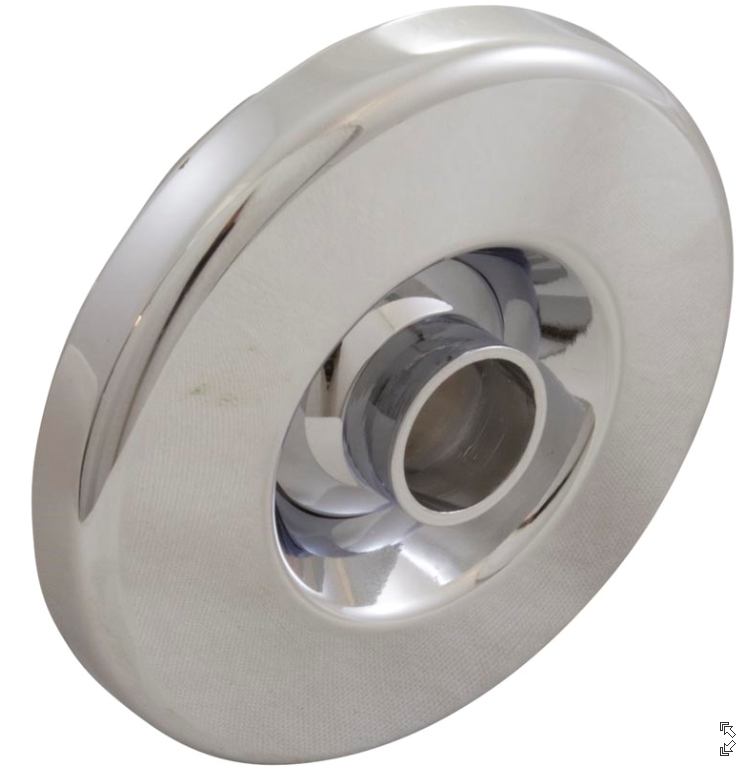Balboa Escutcheon Cover and Eyeball White Mini Jet 23320-WH