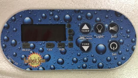 Sunbelt Spa Control Panel LX1000SB 6 Button Topside