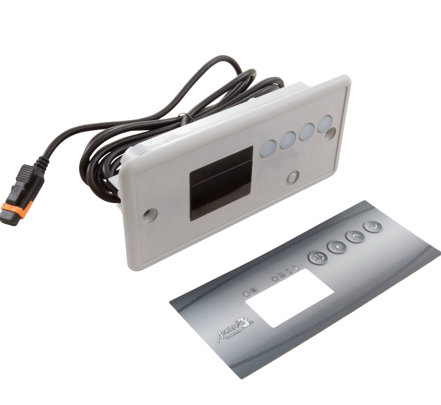 K-19 Gecko Keypad IN.K-19 LED 2 Pump with Overlay K19