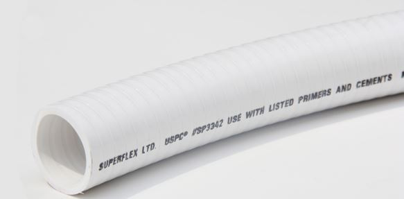 2 Inch PVC Flex Hose 2-Feet Section 100646