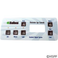 Balboa Overlay -Serial Standard Digital Control Panel LCD 10328