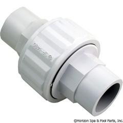 Hayward 1-1/2 Inch mip self-aligning double male Union Black SP1480BLK