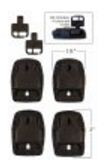 Set of 4 Cover Lock Buckles